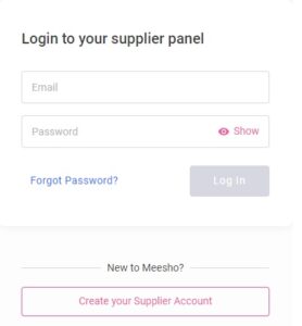 Meesho Supplier Login and Registration at supplier.meesho.com
